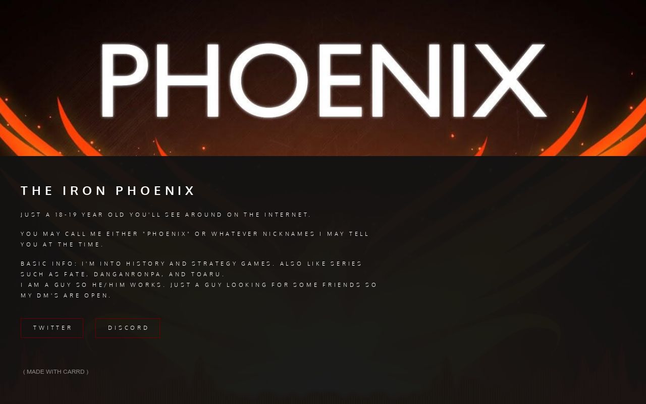 Phoenix's Card